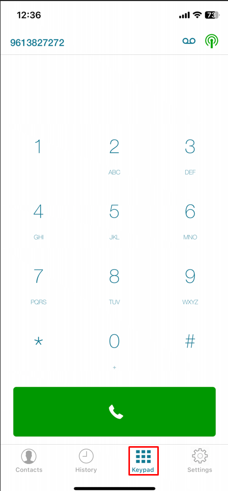How to Set Up Only the IP Phone Number in SessionTalk Softphone for iPhone - Alpha PBX